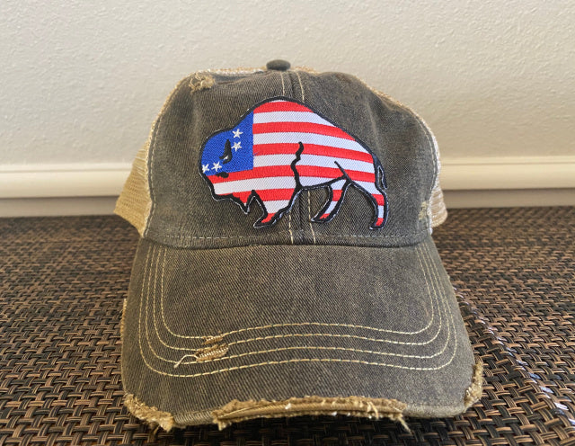 Buffalo Honor Cap Four Colors – Hacienda Ranch+Home