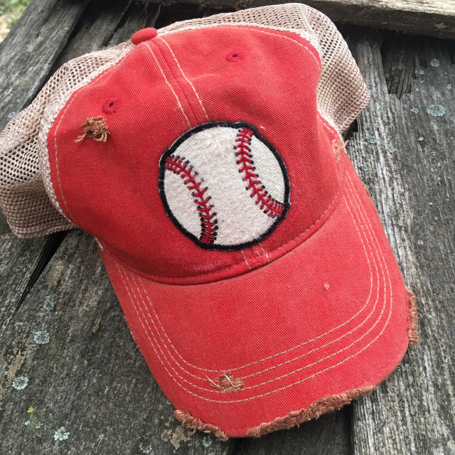 Baseball Distressed Cap Choose from 7 Colors – Hacienda Ranch+Home