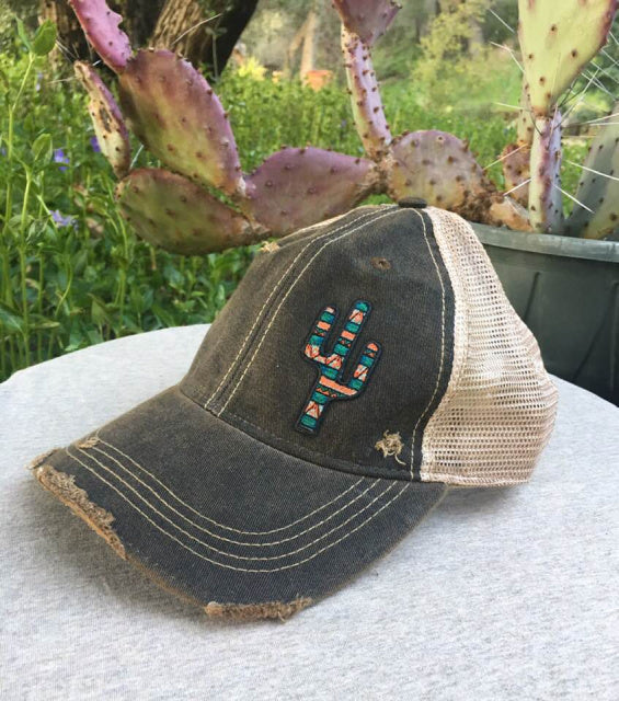 Southwest Cactus Cap Three Colors – Hacienda Ranch+Home