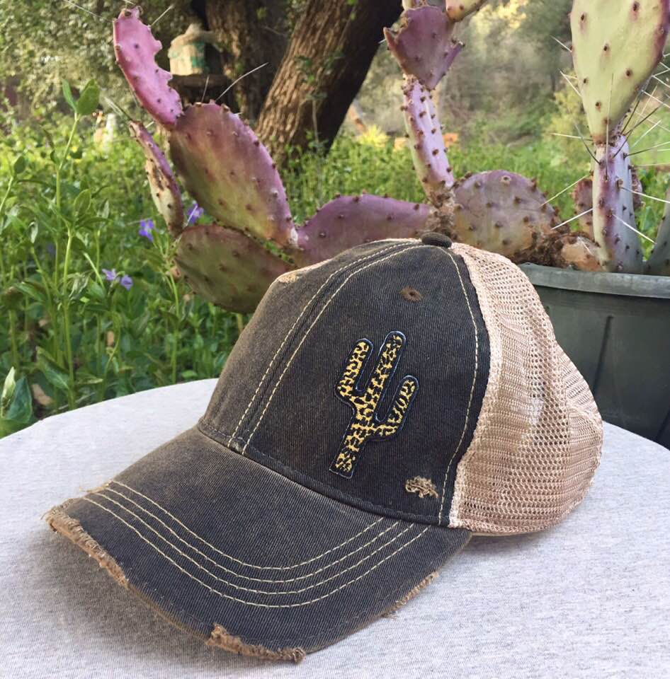 Leopard Cactus Cap Five Colors – Hacienda Ranch+Home